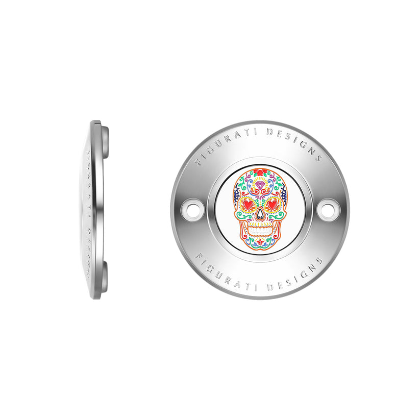 Harley-Davidson Stainless-Steel Sugar Skull M8 Timing Cover – Figurati ...