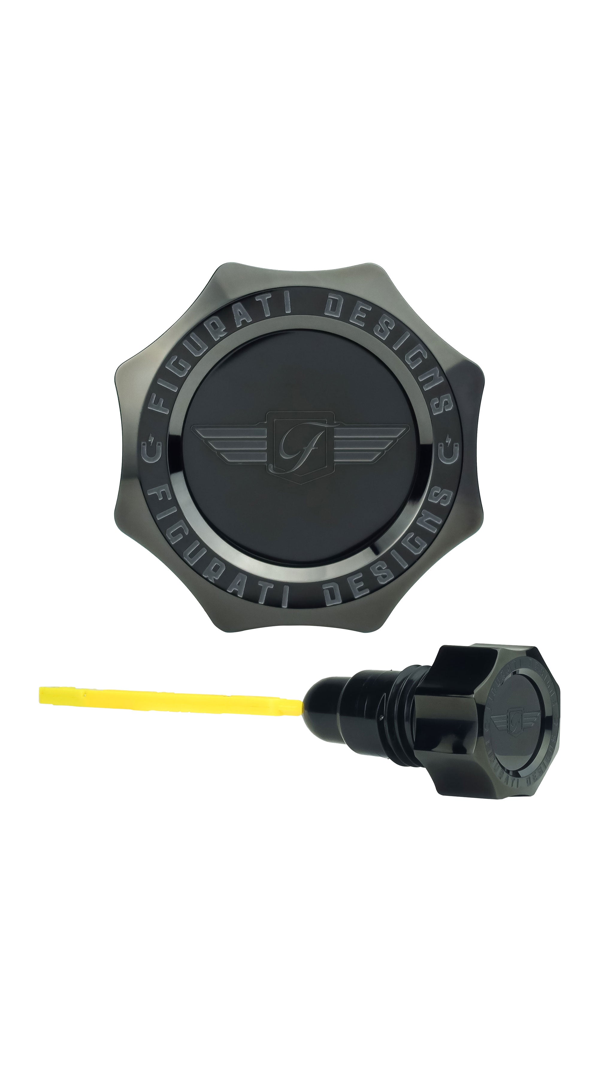 Magnetic Dipstick for Harley-Davidson Twin Cam - Curved Black ...